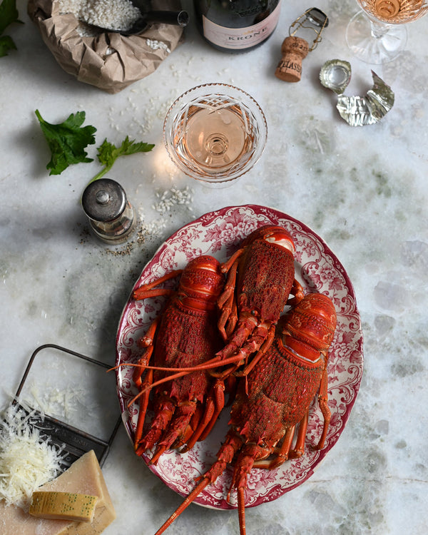 CRAYFISH RISOTTO WITH PAPRIKA BROWNED BUTTER - Krone Cap Classique